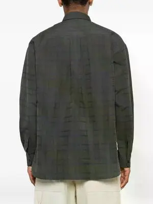 SAGE NATION Chisholm Oversized Long-sleeve Check Shirt