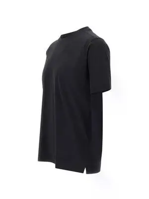 DIKTAT Supima Crewneck Cotton T-shirt - Black