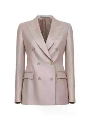 Tagliatore Double-breasted Peak-lapel Blazer - Neutrals