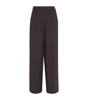 Sandro Wide-leg Tailored Trousers