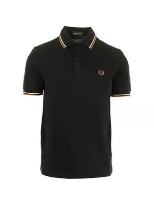 Fred Perry Trim-striped Polo - Black
