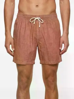 Canali Drawstring Stitch Swim Shorts