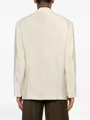 LEMAIRE Soft Double Breasted Jacket In Dry Silk