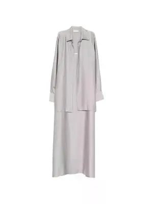 SILKYLICIOUS Evelyn Dress Set - Grey