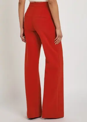 Veronica Beard Wide-leg Jersey Trousers