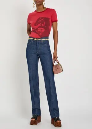 Chloé High-rise Straight-leg Jeans