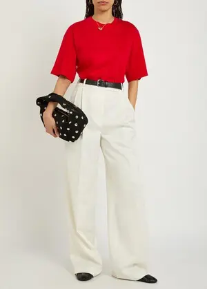 RÓHE Cotton And Silk-blend T-shirt