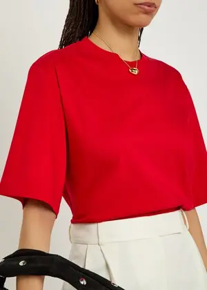 RÓHE Cotton And Silk-blend T-shirt