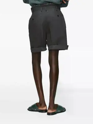 MAISON MARGIELA Pleated Bermuda Shorts