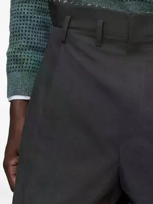 MAISON MARGIELA Pleated Bermuda Shorts