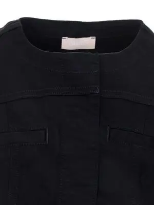 Liu Jo Embroidered Crewneck Jacket - Black