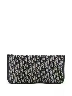 Dior Oblique Canvas Clutch Bag - Blue