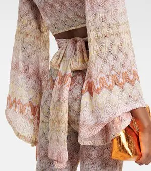 Missoni Lame Cropped Top