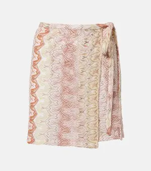 Missoni Metallic Wrap Skirt