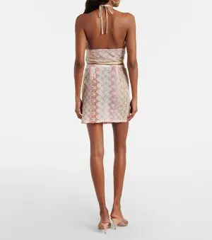 Missoni Metallic Wrap Skirt