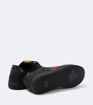 Gucci Screener Gg Canvas Sneakers - Black