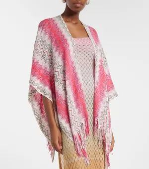 Missoni Lame Fringed Poncho