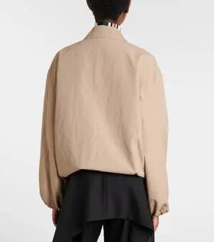 Loewe Logo Blouson Jacket - Beige
