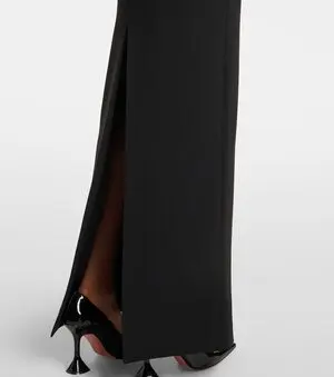 Solace London Alexandra One-shoulder Maxi Dress - Black