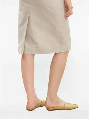 LESS Sequin-embellished A-line Skirt