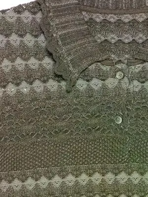 JNBY Collared Patterned Knit Top