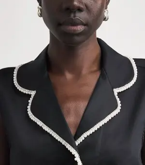 Sandro Embellished Cotton Shirt