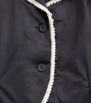 Sandro Embellished Cotton Shirt