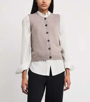 Harrods Cashmere-cotton Sweater Vest