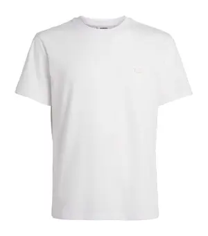 Sandro Cotton Logo T-shirt - Beige