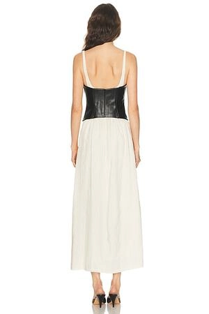 Simkhai Cortland Belted Bustier Dress