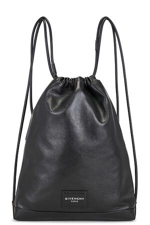 Givenchy Antigona Stamped Drawstring Backpack - Black