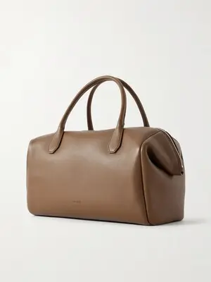 THE ROW Faye Textured Leather Tote - Brown