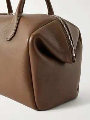 THE ROW Faye Textured Leather Tote - Brown