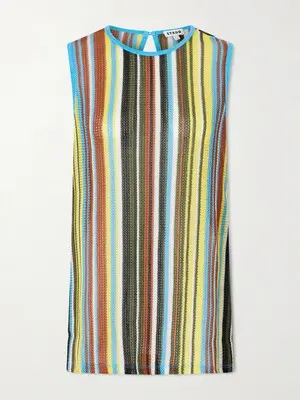 Staud Valley Striped Knitted Top - Multi