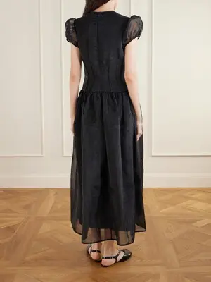 Cecilie Bahnsen Cleopatra Organza Midi Dress
