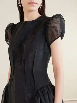 Cecilie Bahnsen Cleopatra Organza Midi Dress