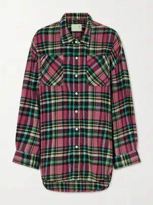 R13 Plaid Cotton-flannel Shirt - Multi