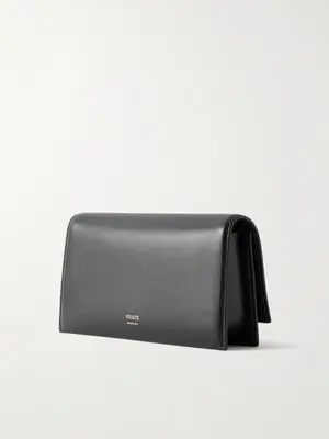 Khaite Embellished Textured-leather Clutch