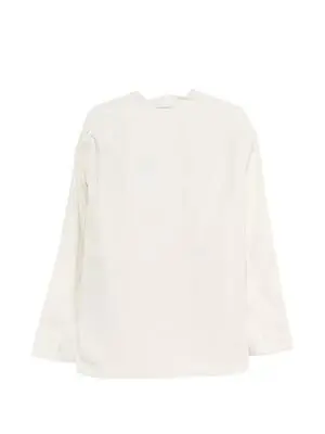 Studio Nicholson Long Sleeve Button Fastening Top - Neutrals