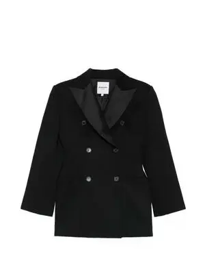 LA PISCINE Double-breasted Sculpted Blazer