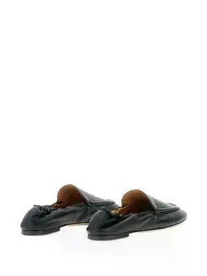 ODISSI Juno Gathered Loafers - Black