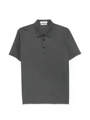 DANIELE FIESOLI Mercerized Polo Shirt - Grey