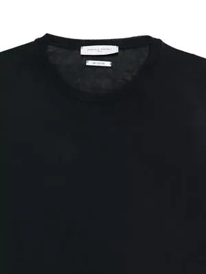 DANIELE FIESOLI Cotton Round Neck Long Sleeve Pullover