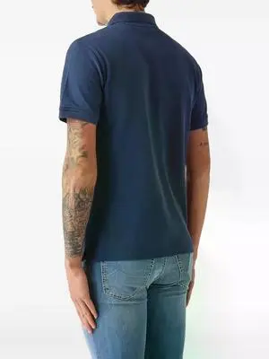 K-WAY Amedee Logo Piqué Polo Shirt - Blue