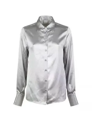 Eleventy Buttoned Shirt - Grey
