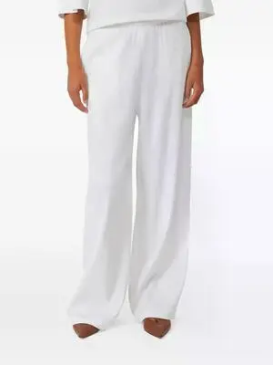 Max Mara Elasticated Waist Trousers - White