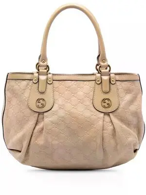 Gucci 2016-2025 Sima Scarlett Tote Bag - Brown