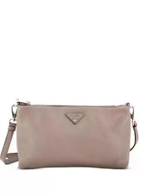 Prada Vitello Daino Crossbody Bag - Grey