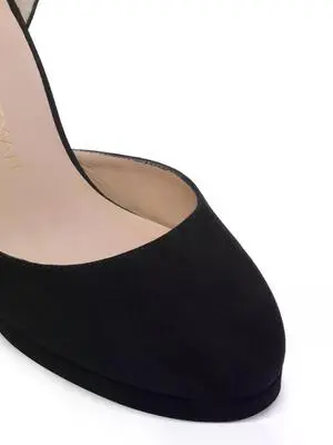 STUART WEITZMAN Babette Round Toe Buckle Pumps