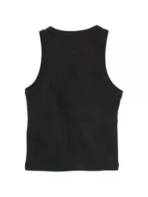 Soeur Ribbed Tank Top - Black